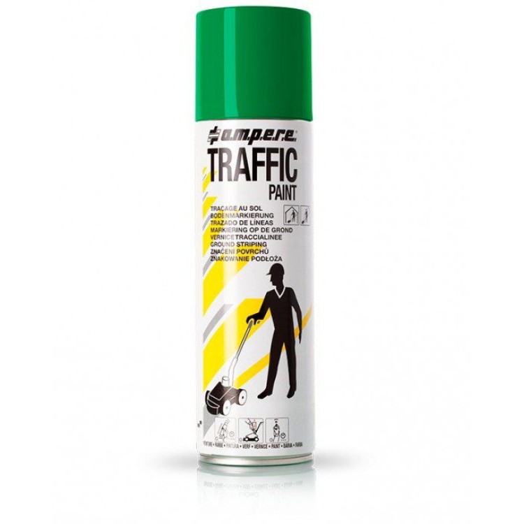 Ampere System Traffic Line Marker Paint Πράσινο 650 ml